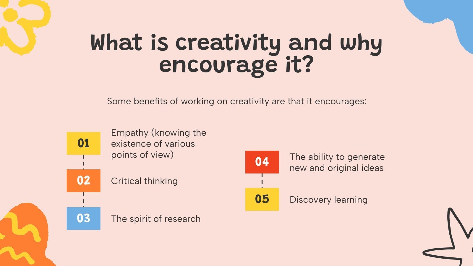 Encouraging Creativity in High School - Presentation