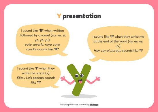 My First Letters - LL, Y, H - Spanish Class