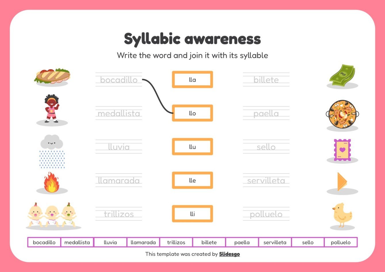 My First Letters - LL, Y, H - Spanish Class