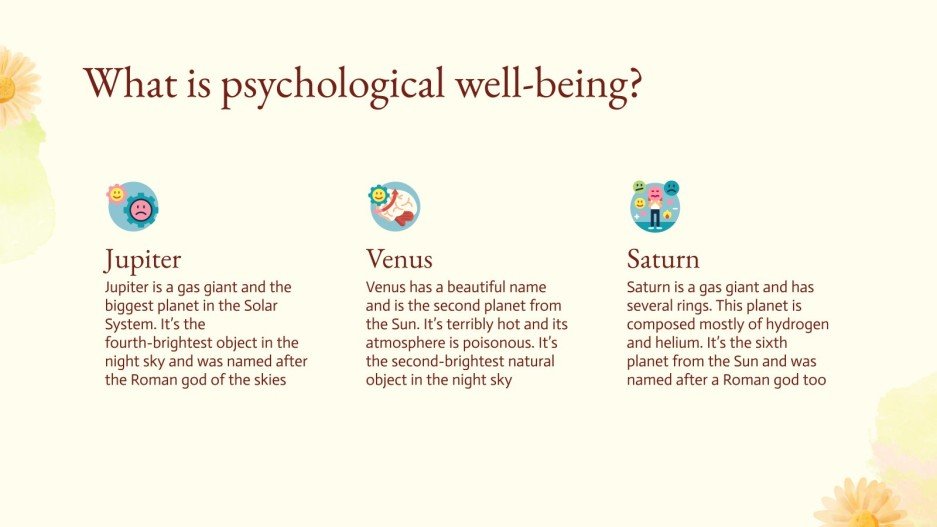 Emotional, Psychological, and Social Well-being Presentation