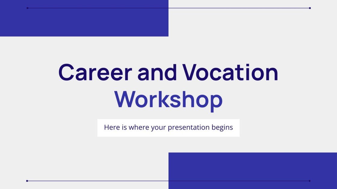 Career and Vocation Workshop Presentation