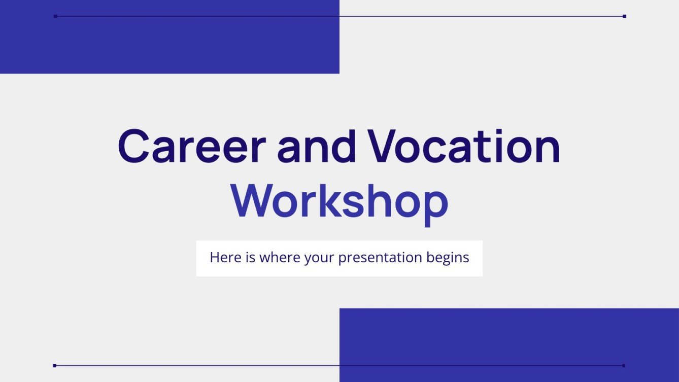 Career and Vocation Workshop Presentation