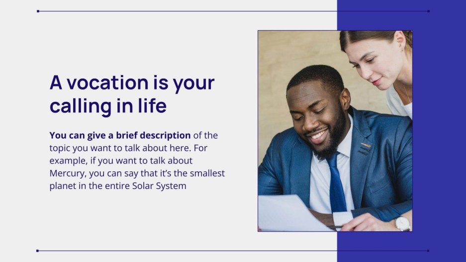 Career and Vocation Workshop Presentation