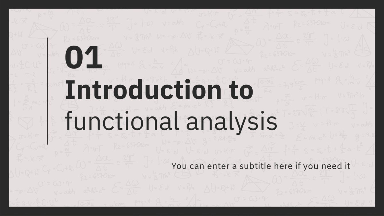 Functional Analysis - Master of Science in Mathematics