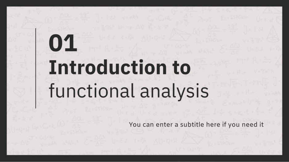 Functional Analysis - Master of Science in Mathematics