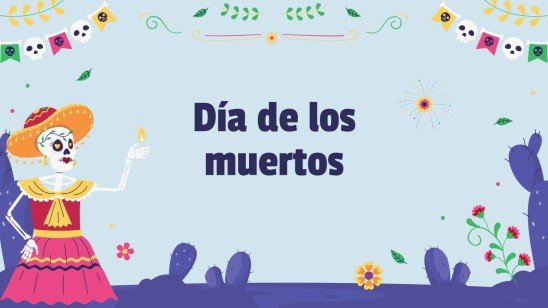 Plantillas gratis del Día de Muertos para Google Slides y PPT