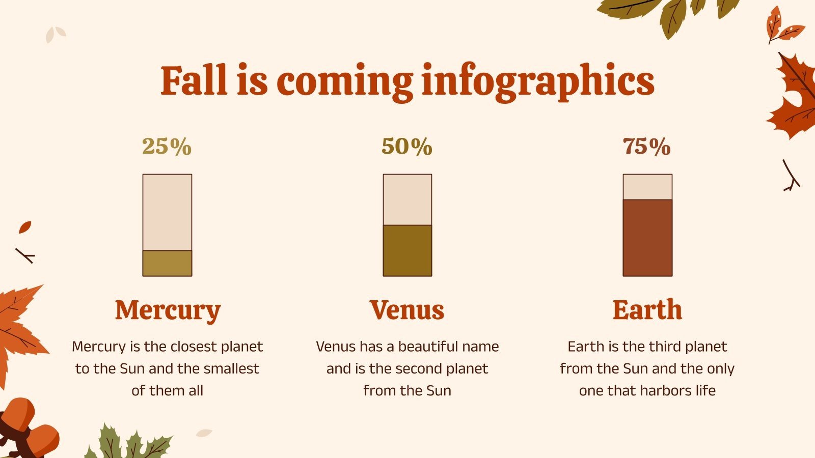 Fall is Coming Infographics Template