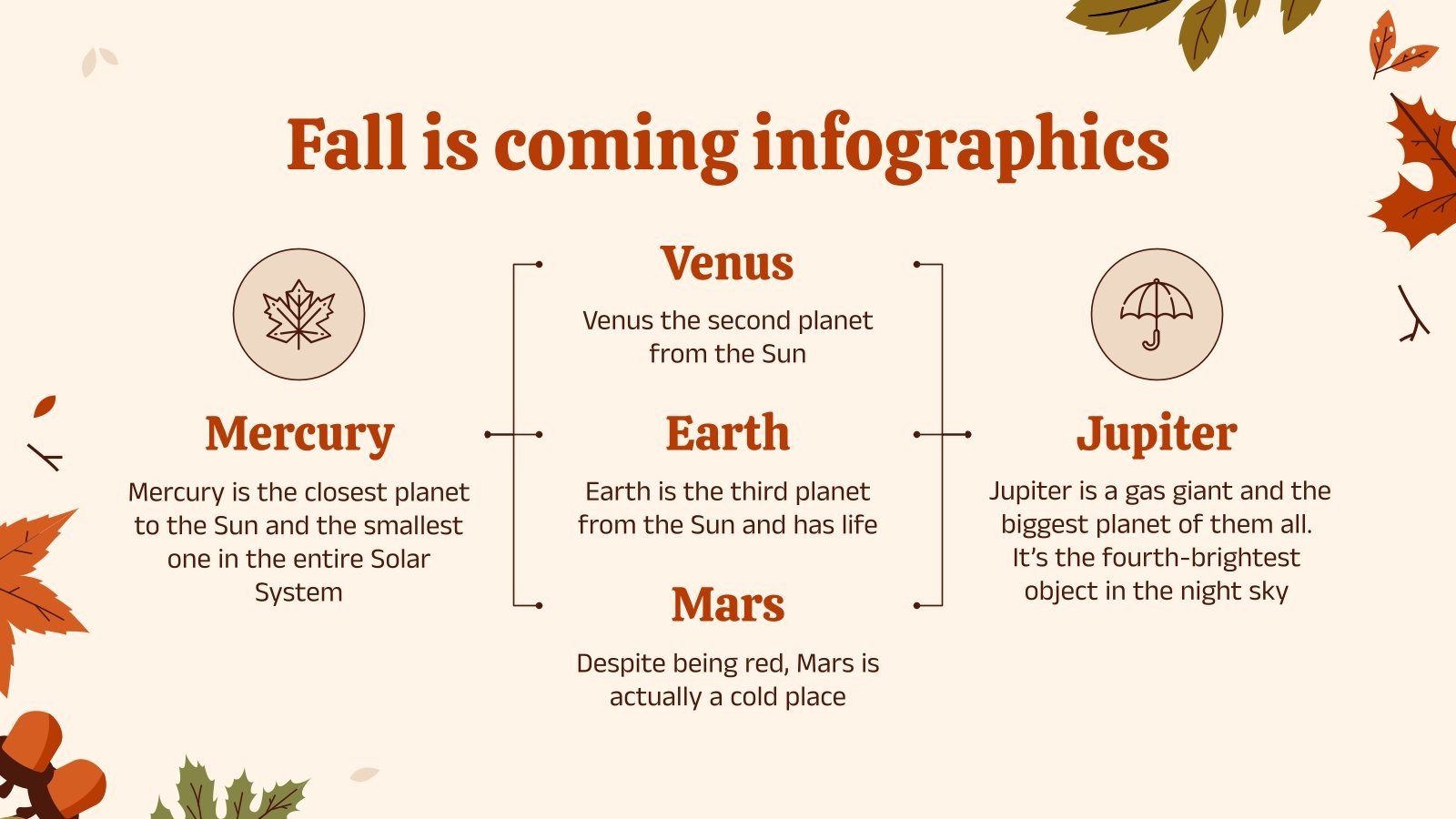 Fall is Coming Infographics Template