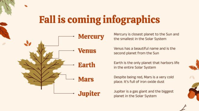 Fall is Coming Infographics Template