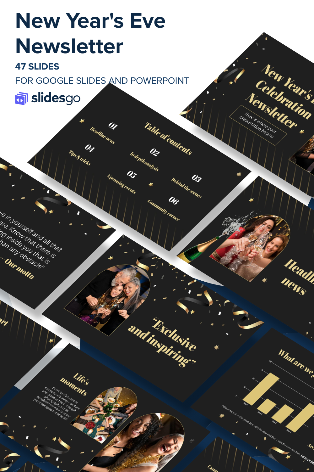 New Year's Eve Celebration Newsletter Presentation