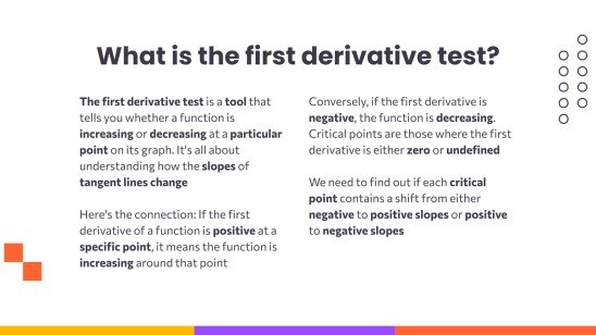 First Derivative Test Presentation