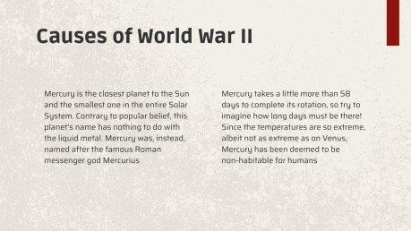 World War II and its Consequences - History - 11th Grade