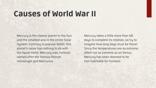 World War II and its Consequences - History - 11th Grade