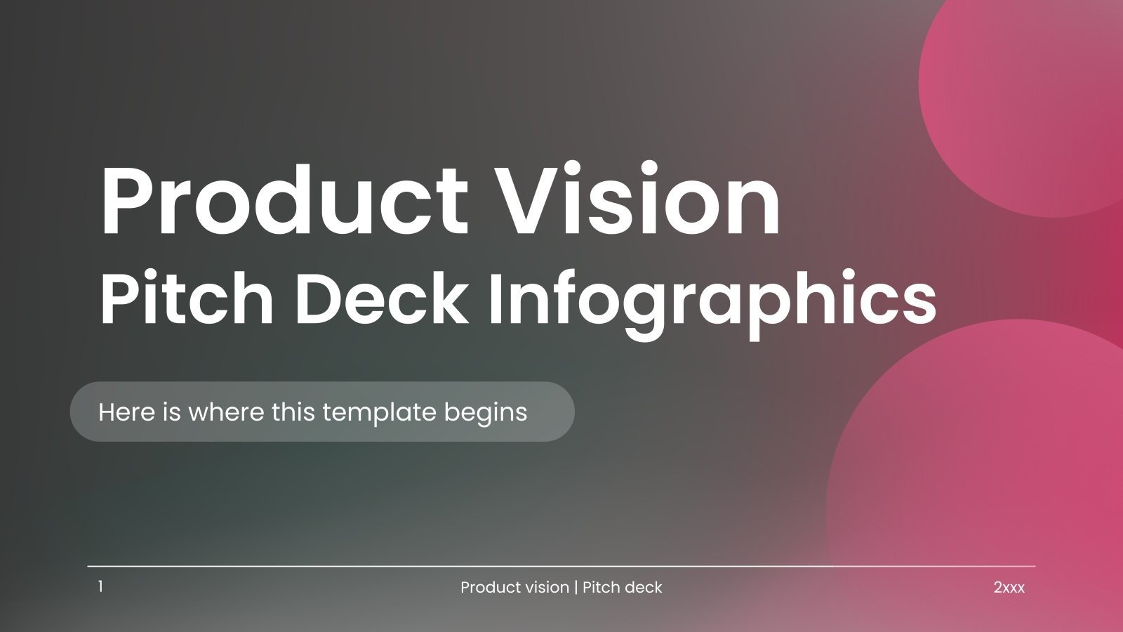 Product Vision Pitch Deck Infographics Template