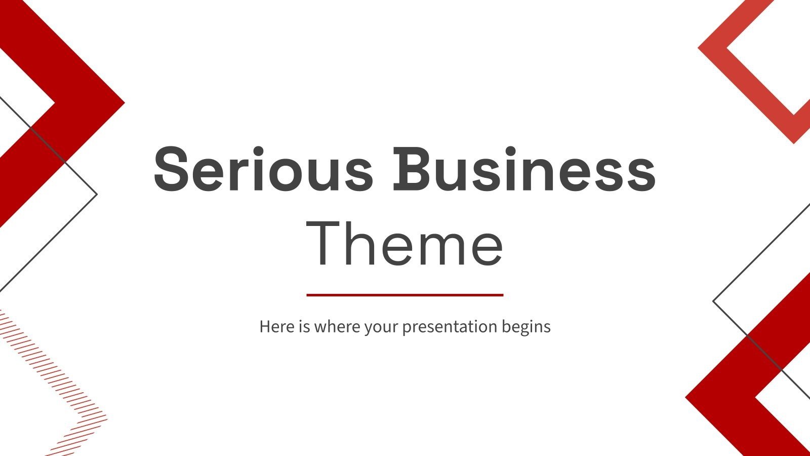 Serious Business Theme Presentation