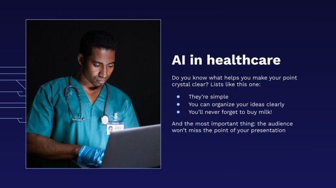 Artificial Intelligence in Healthcare Presentation