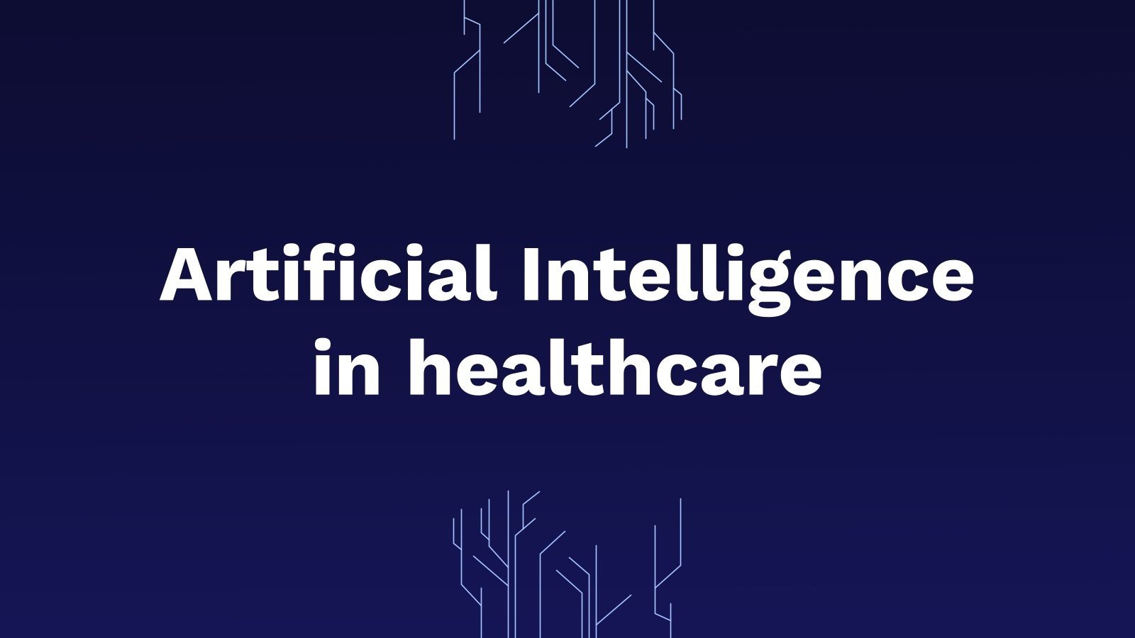 Artificial Intelligence in Healthcare Presentation