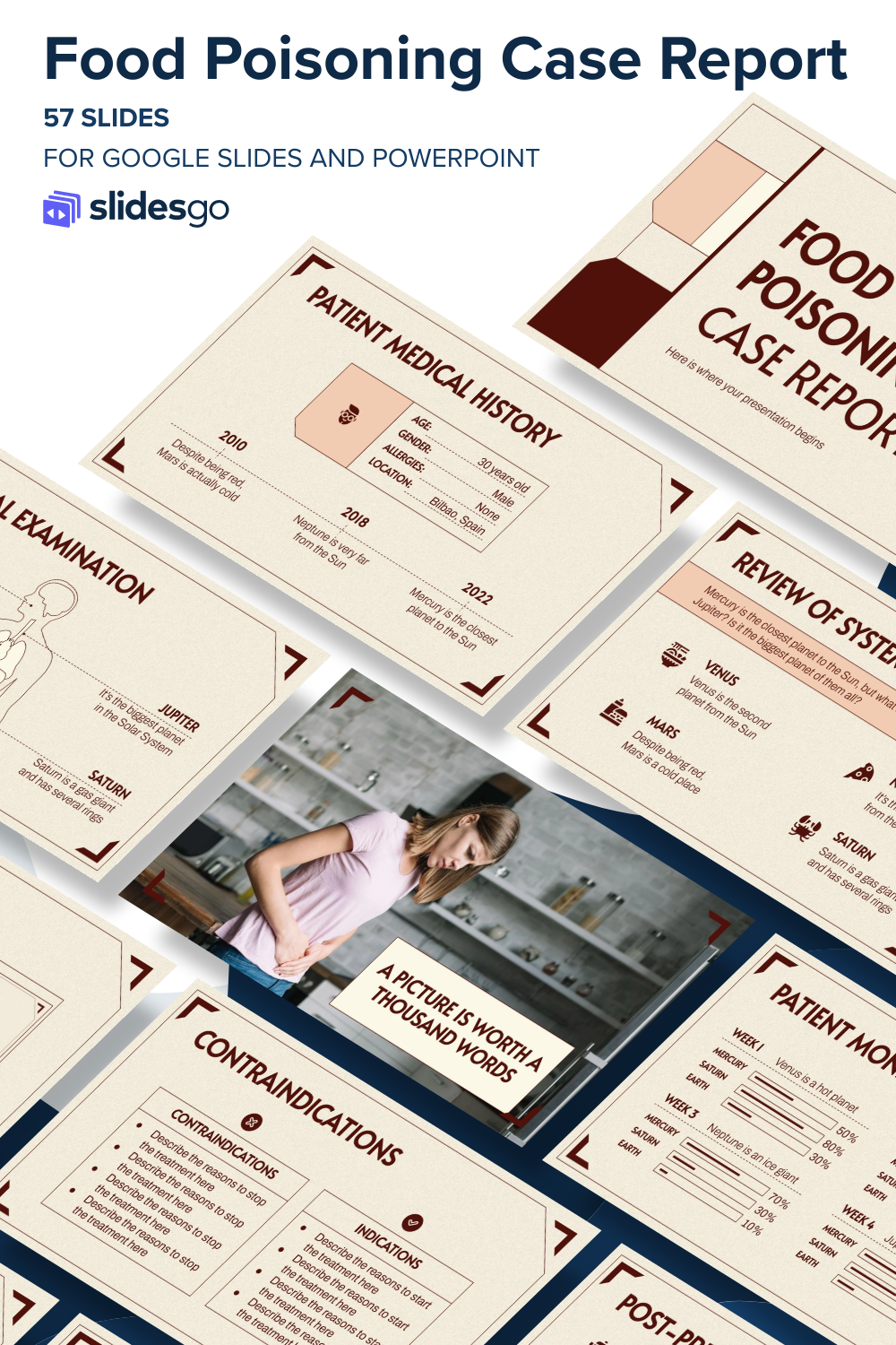 Food Poisoning Case Report | Google Slides & PowerPoint
