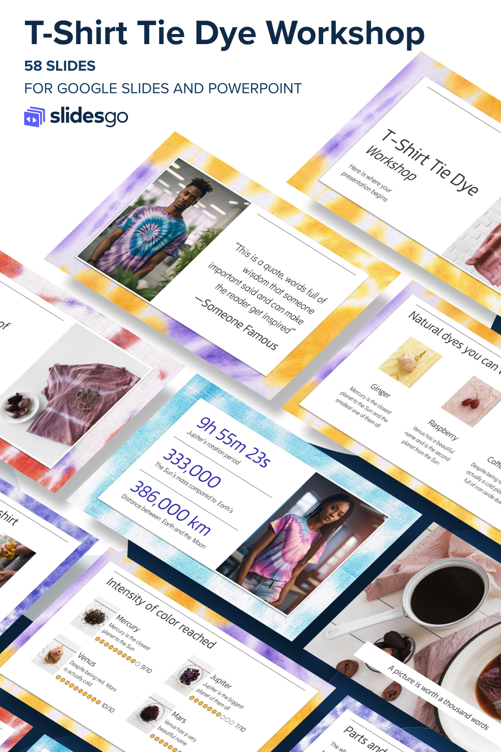 T-Shirt Tie Dye Workshop Presentation