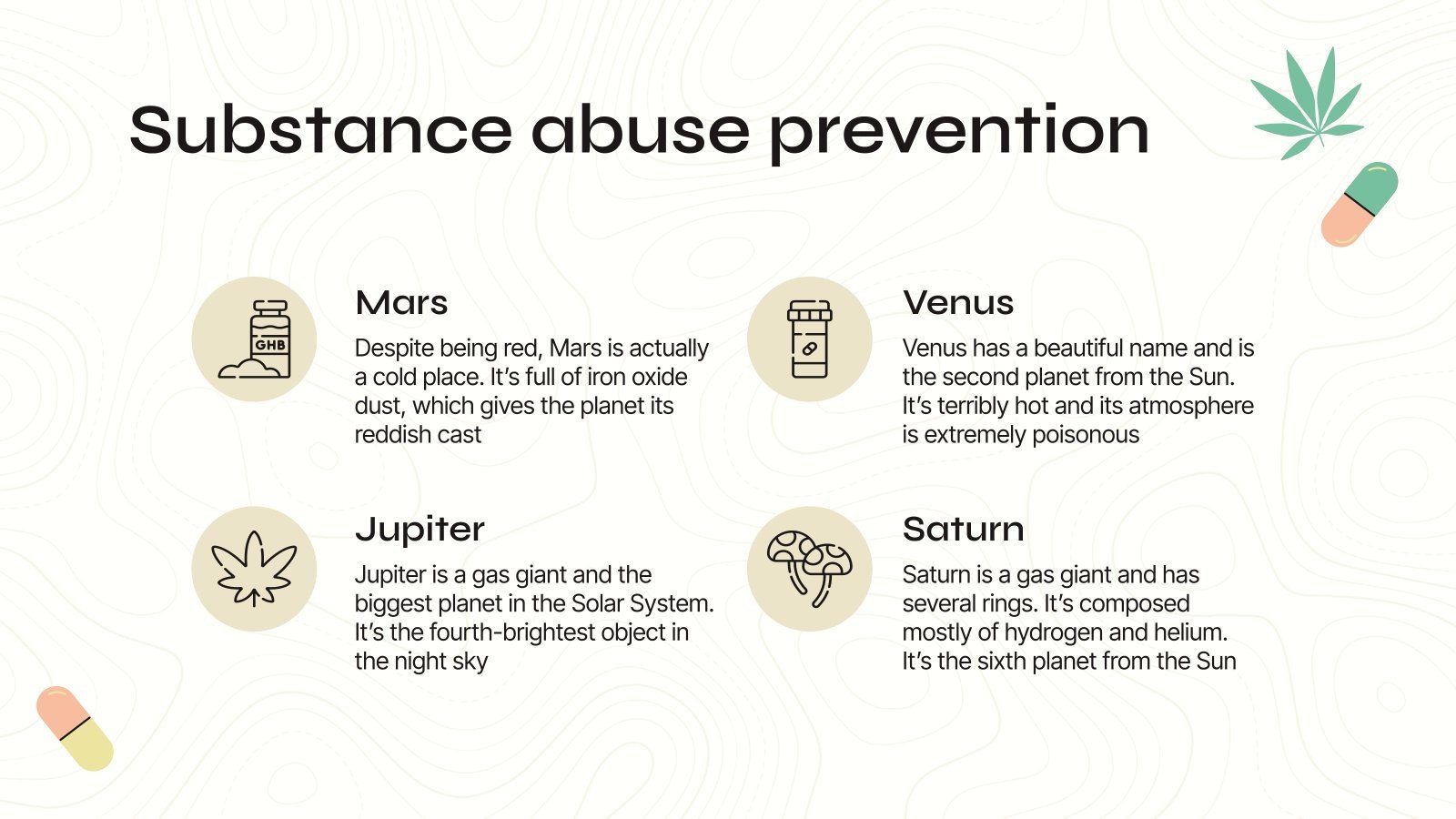 Raising Awareness of Drug, Alcohol and Substance Abuse