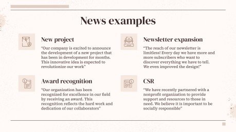 Old Newspaper Newsletter Presentation