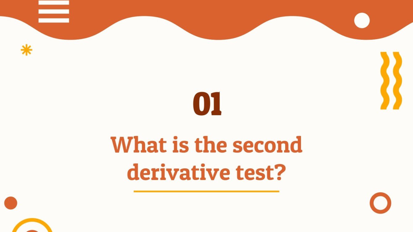 Second Derivative Test Presentation