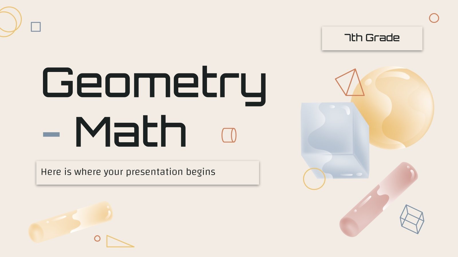 Plantillas gratis con estilo Geométrico para Google Slides y PPT