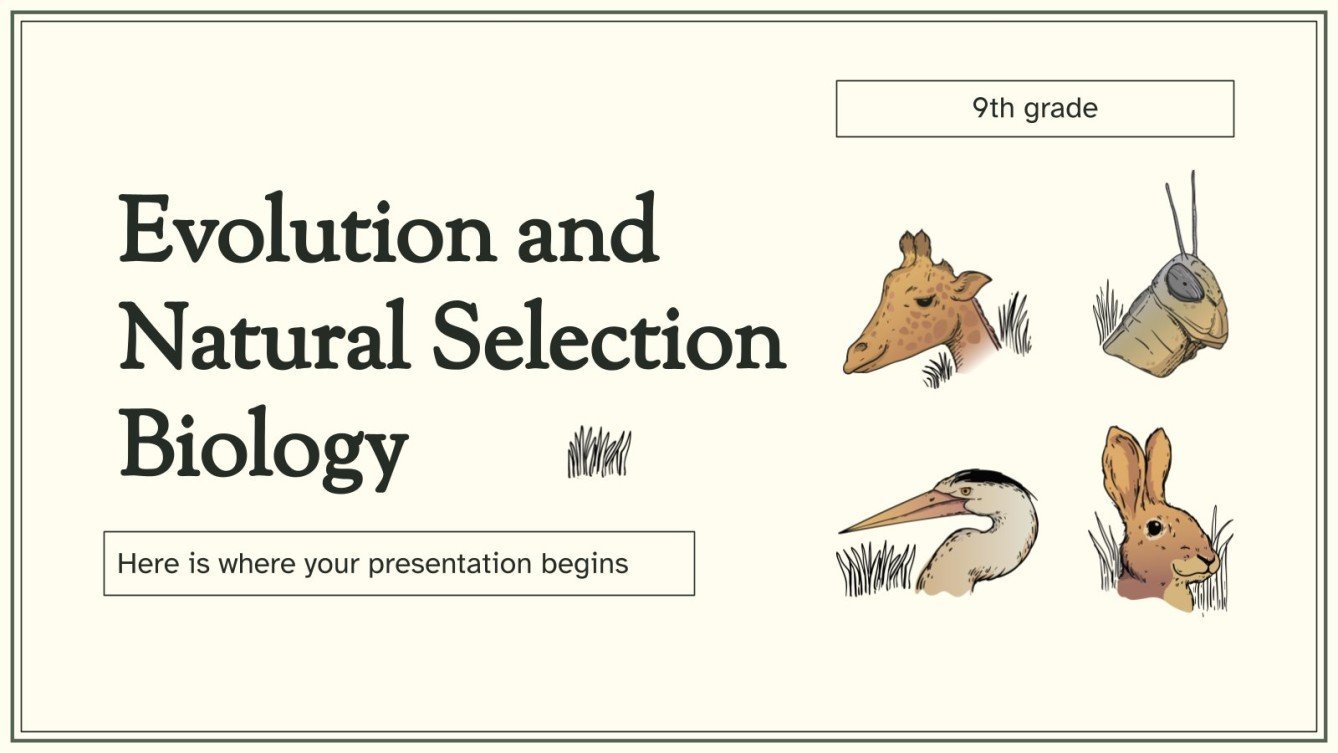 Evolution and Natural Selection - Biology - 9th Grade