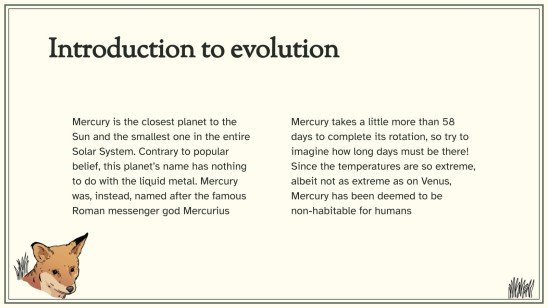 Evolution and Natural Selection - Biology - 9th Grade