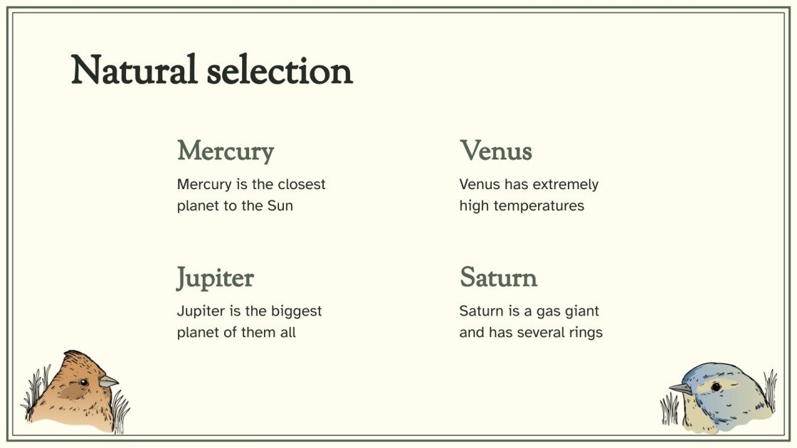 Evolution and Natural Selection - Biology - 9th Grade