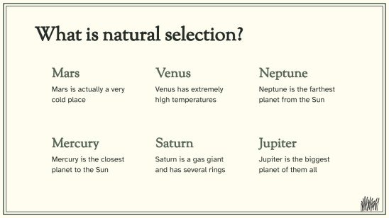 Evolution and Natural Selection - Biology - 9th Grade