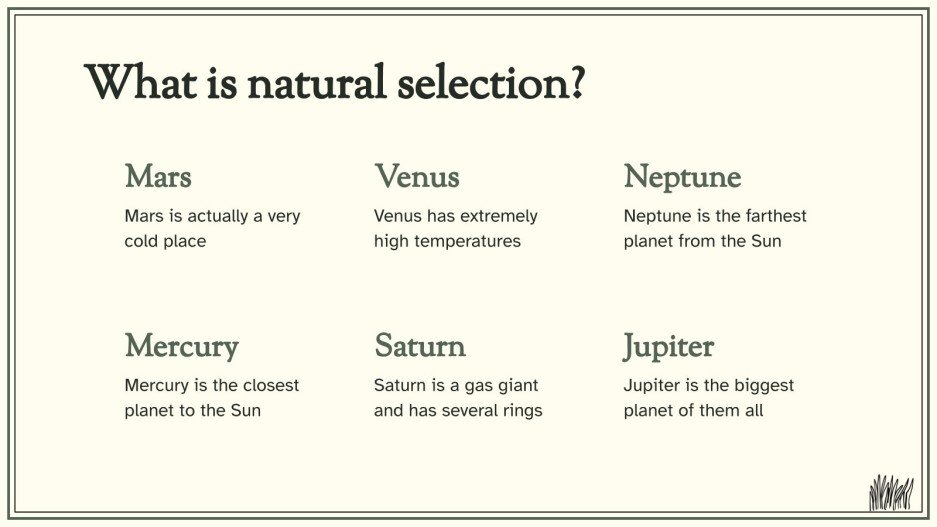 Evolution and Natural Selection - Biology - 9th Grade