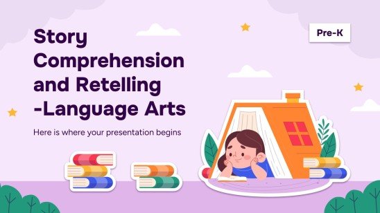 Plantillas de Google Slides y PPT en forma de libro de cuentos