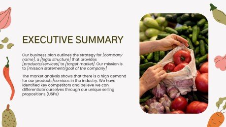 Agro-Market Fresh Vegetables Business Plan Presentation