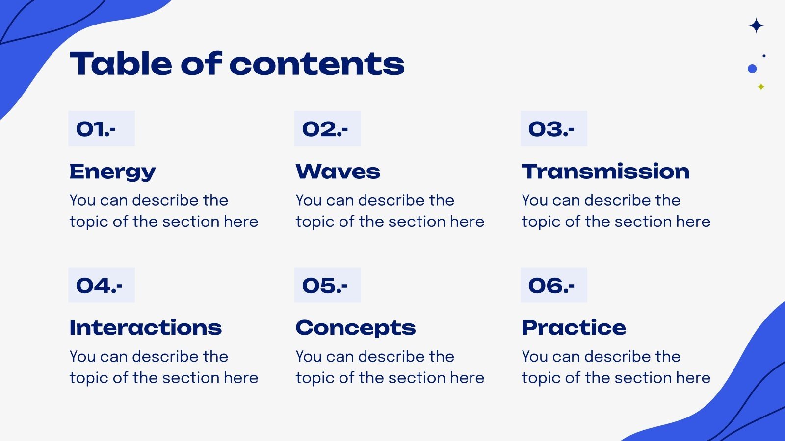 Energy and Waves - Physics - 11th Grade Presentation