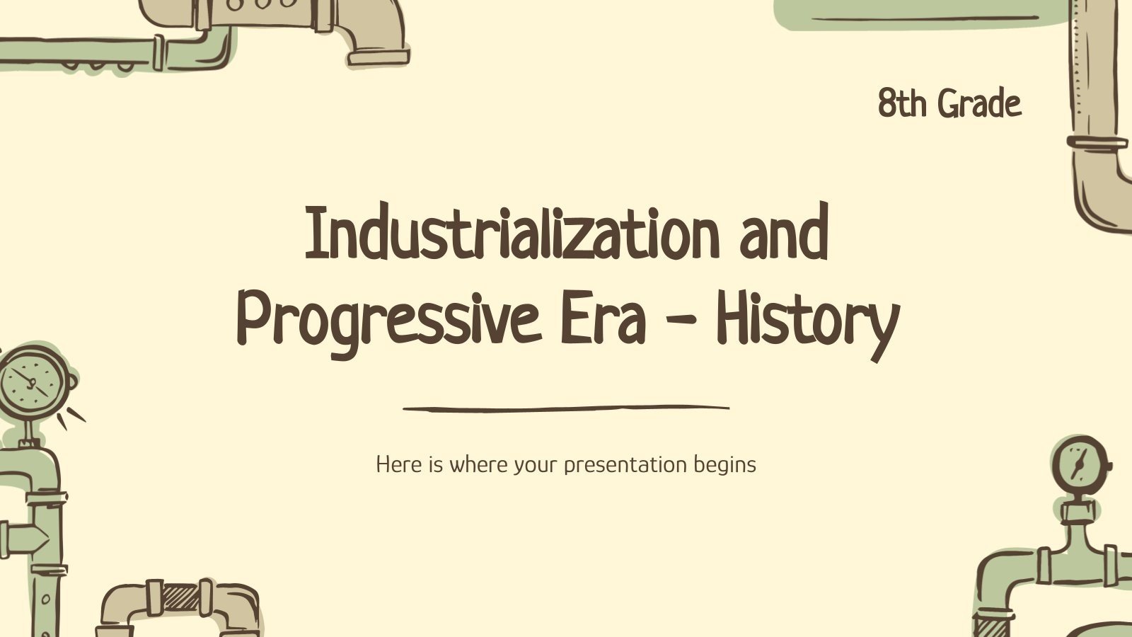 Presentación Industrialización y era progresiva - Historia