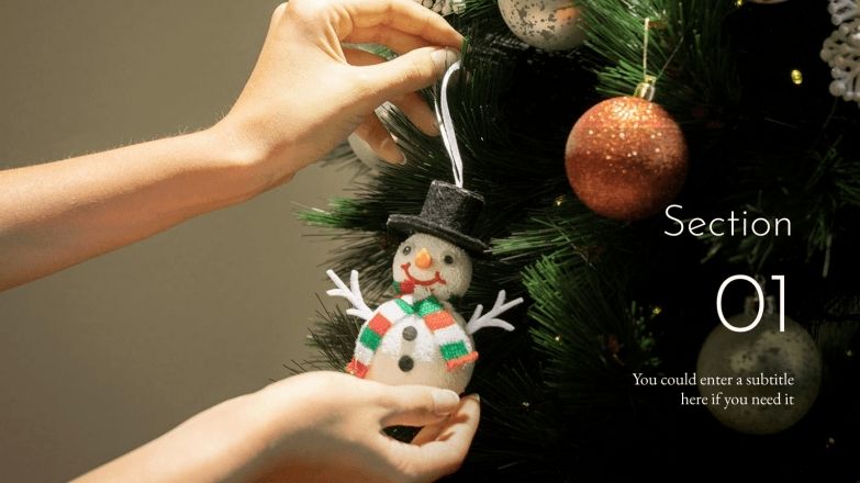Christmas Celebration Google Slides Theme and PowerPoint Template