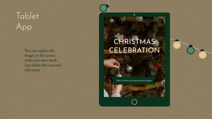 Christmas Celebration Google Slides Theme and PowerPoint Template