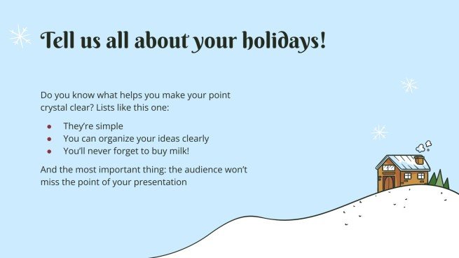 Winter Break Recap Presentation