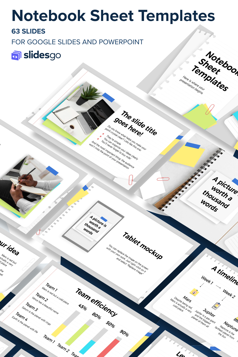 Notebook Sheet Templates Presentation