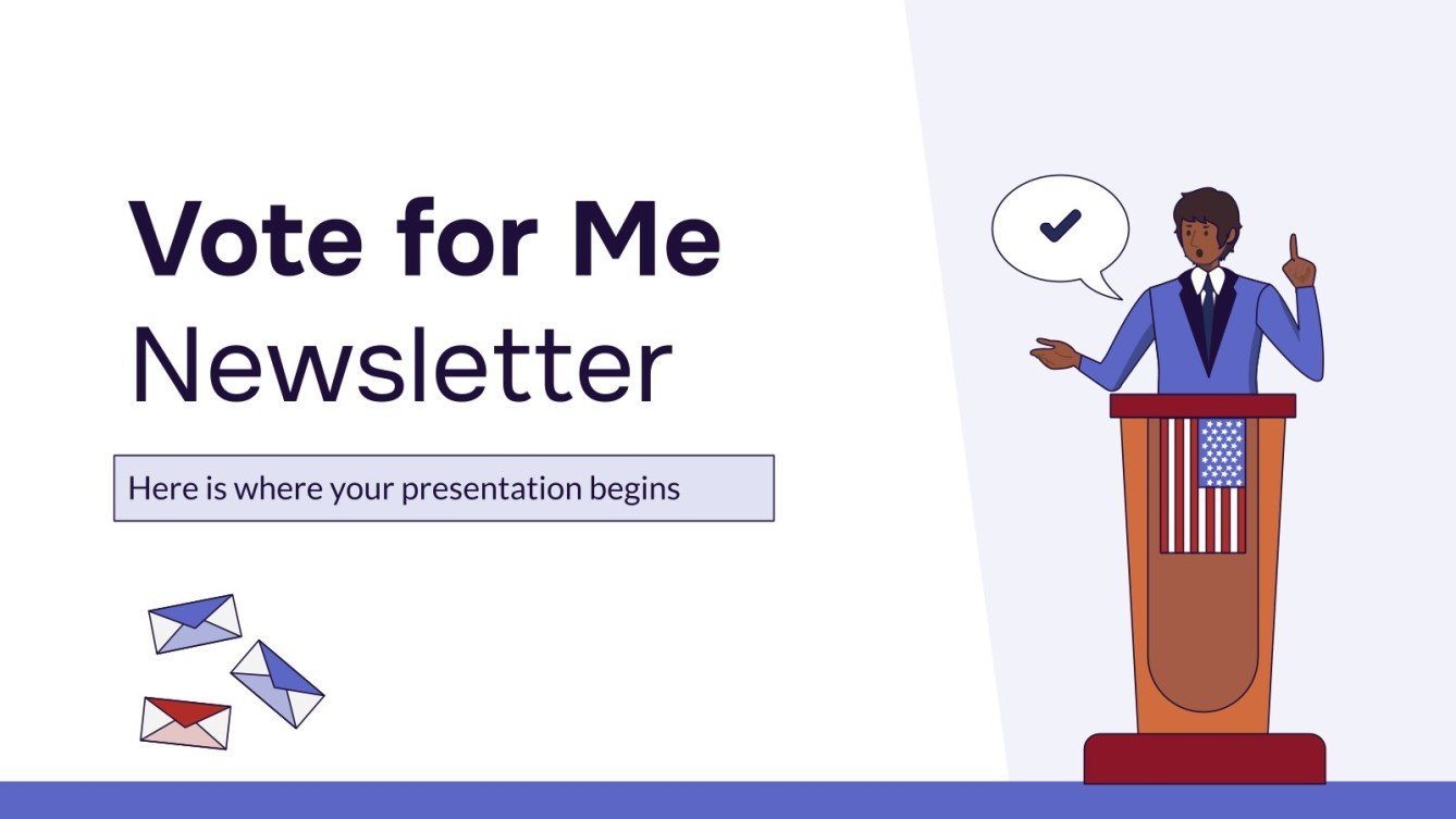 Plantillas gratis sobre elecciones para Google Slides y PPT