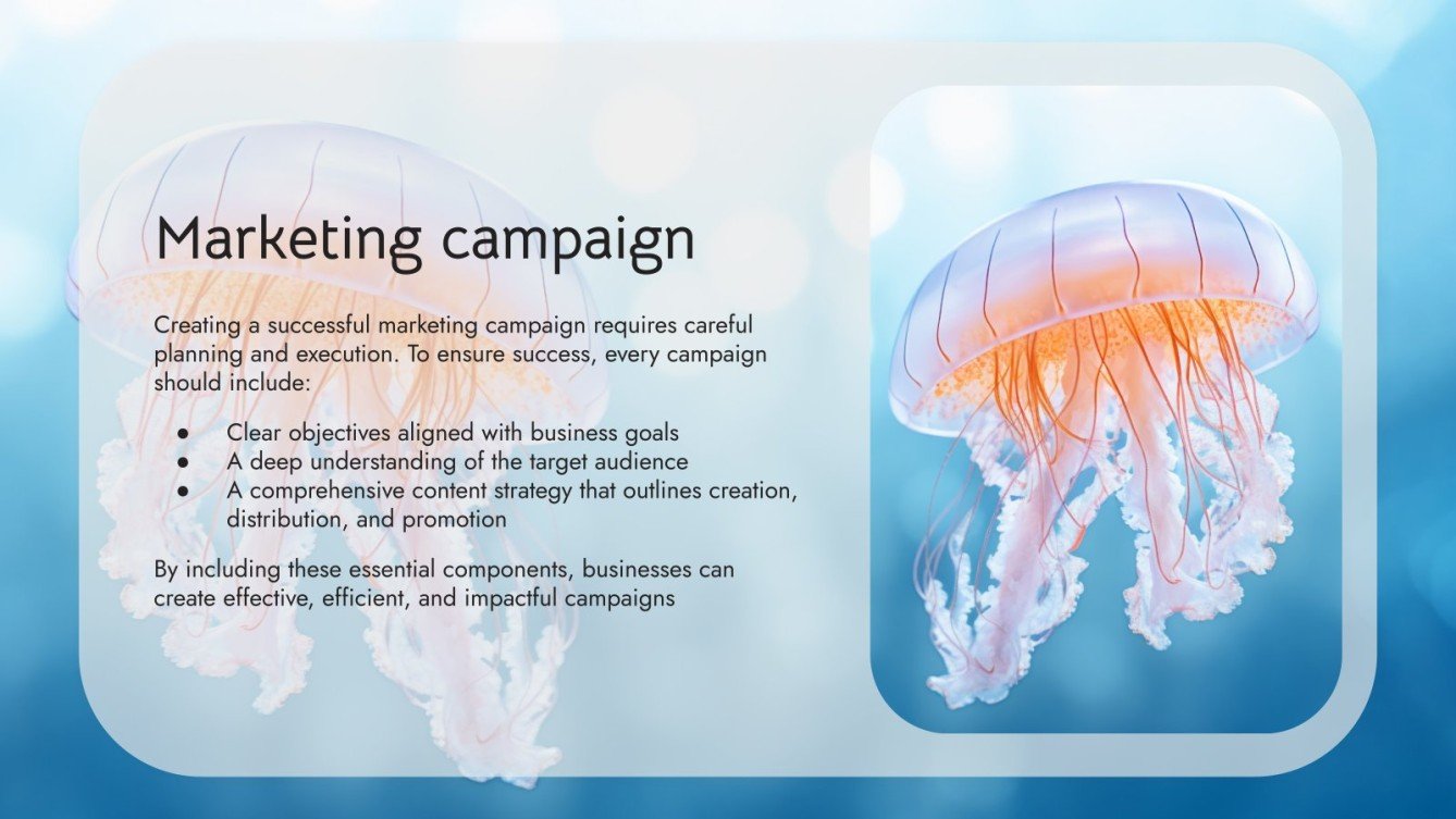 Jellyfish Ocean Conservation Campaign Presentation