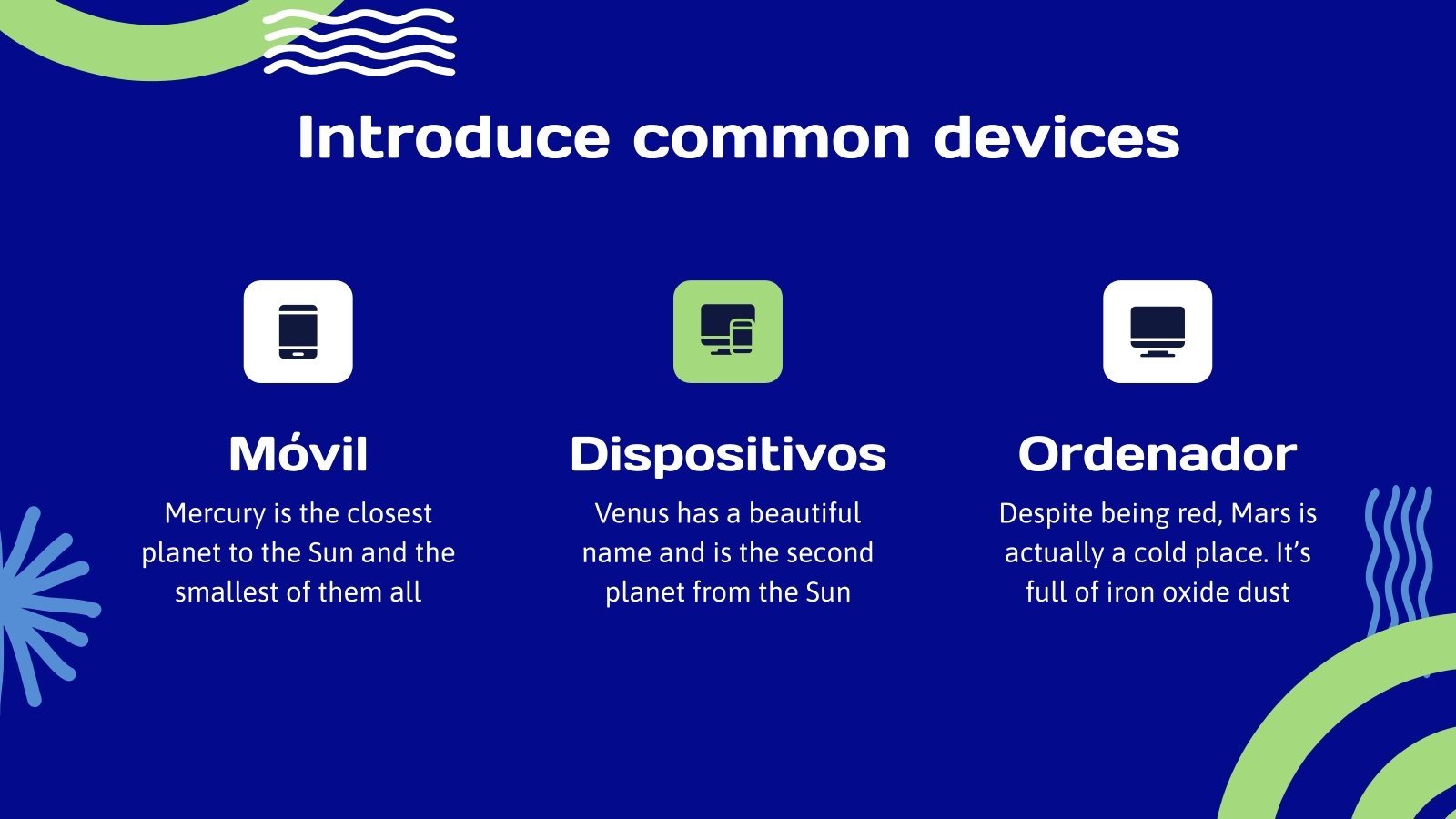 Technology and Communication Vocabulary - Spanish