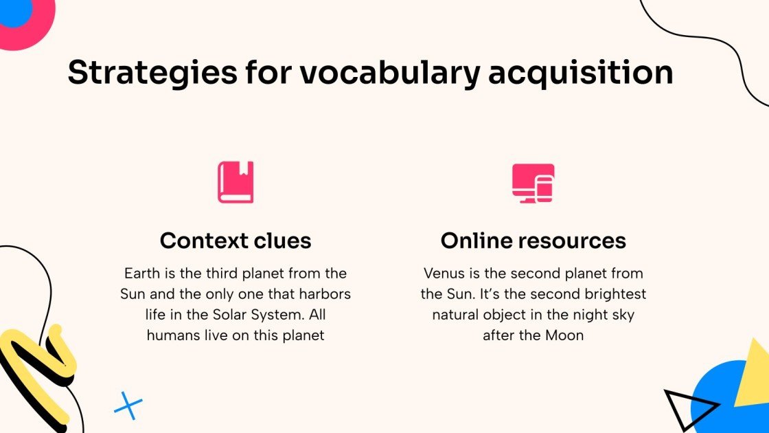 Vocabulary Acquisition Process - Language Arts - 6th Grade