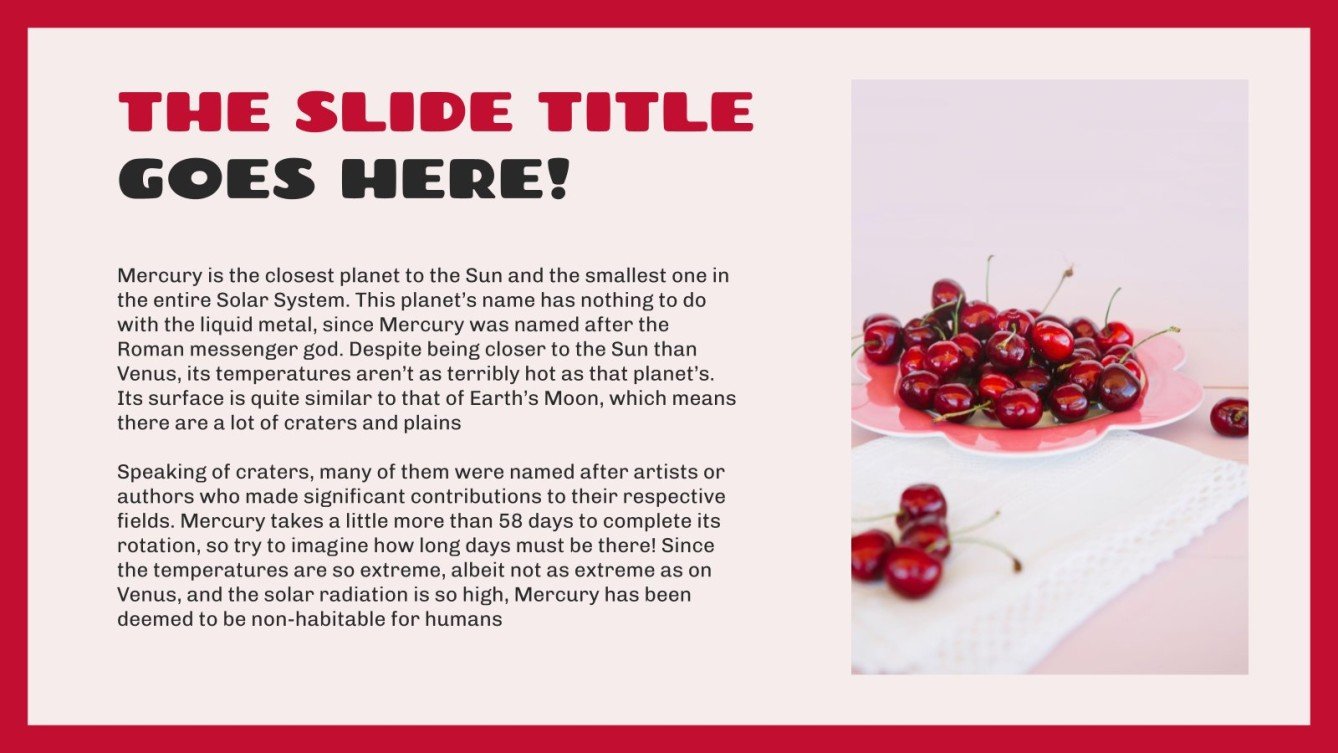 Crimson Cherry Business Basic Template