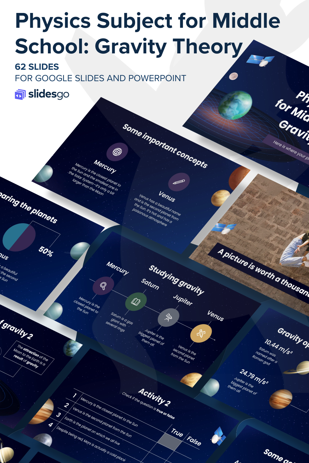 Physics Subject for Middle School: Gravity Theory