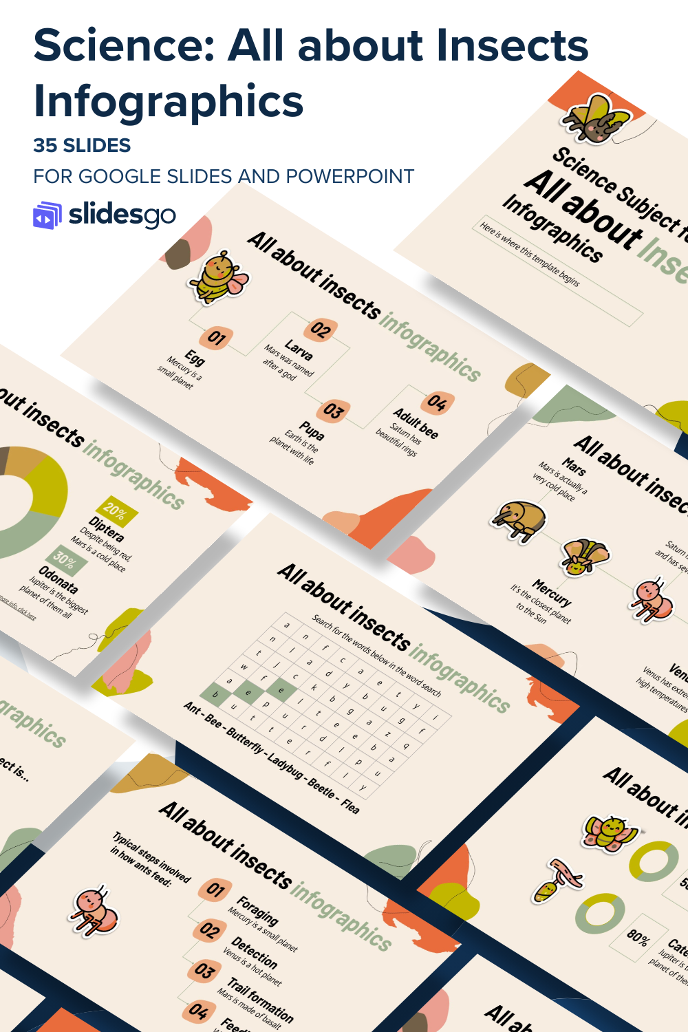 Science for Elementary: All about Insects Infographics