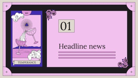 Tarot Cards Newsletter Presentation