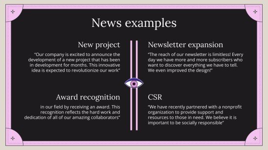 Tarot Cards Newsletter Presentation