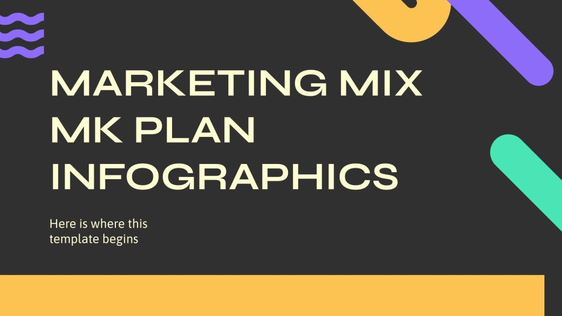 Marketing Mix MK Plan Infographics Template